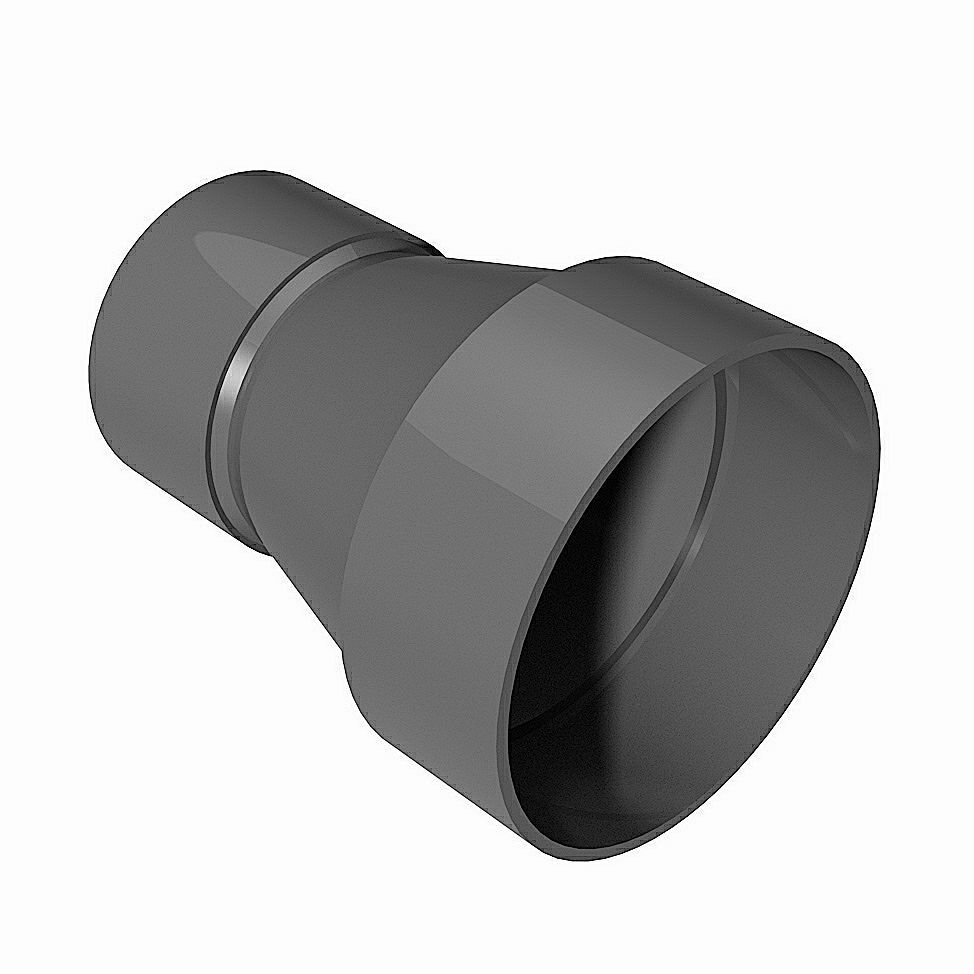 PVC Low Pressure Reducers - Socket Ends free 3D model | CGTrader