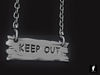 Keep Out Wooden Sign 3D model | CGTrader