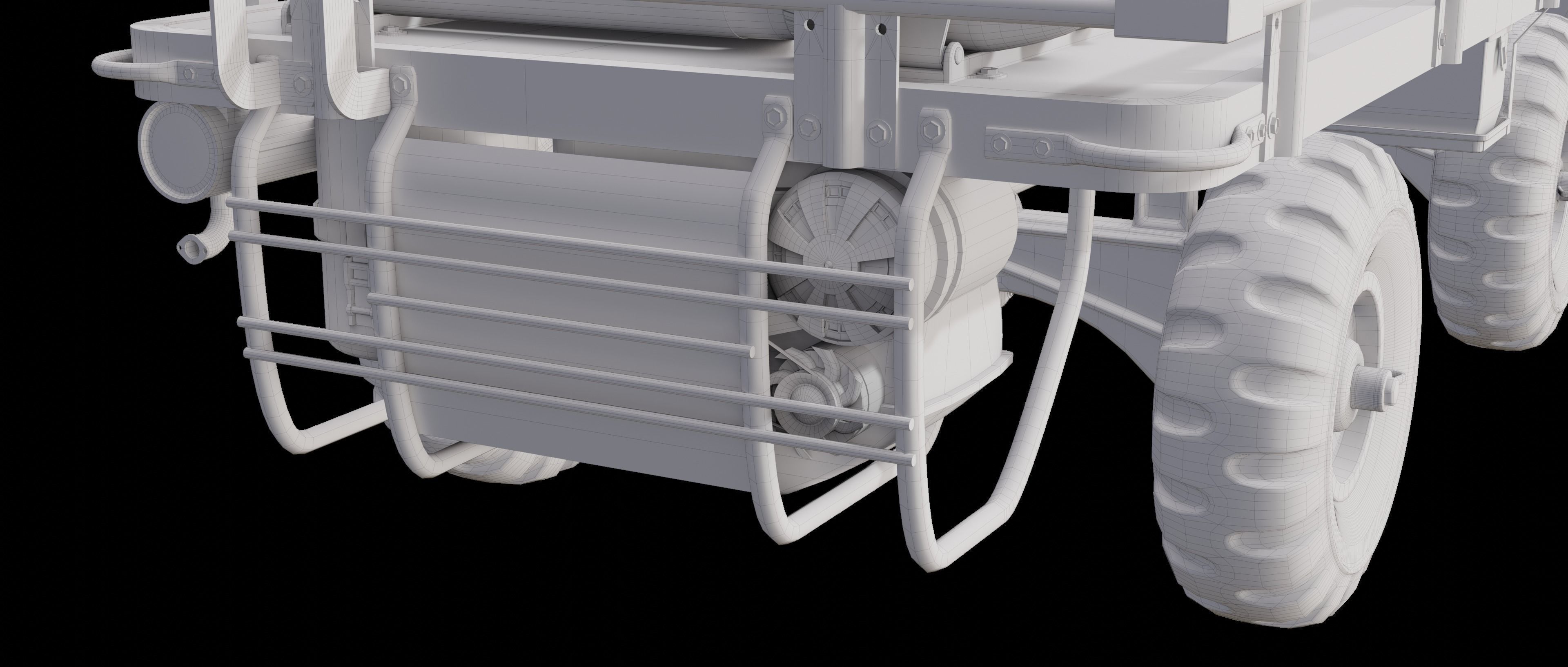 Utility Platform Truck free 3D model | CGTrader