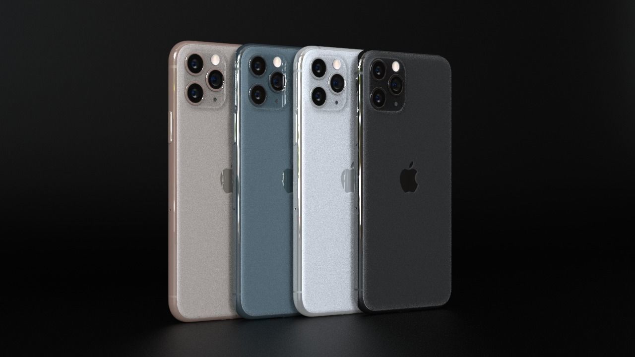 Apple iPhone 11 Pro All Official Colors 3D model | CGTrader