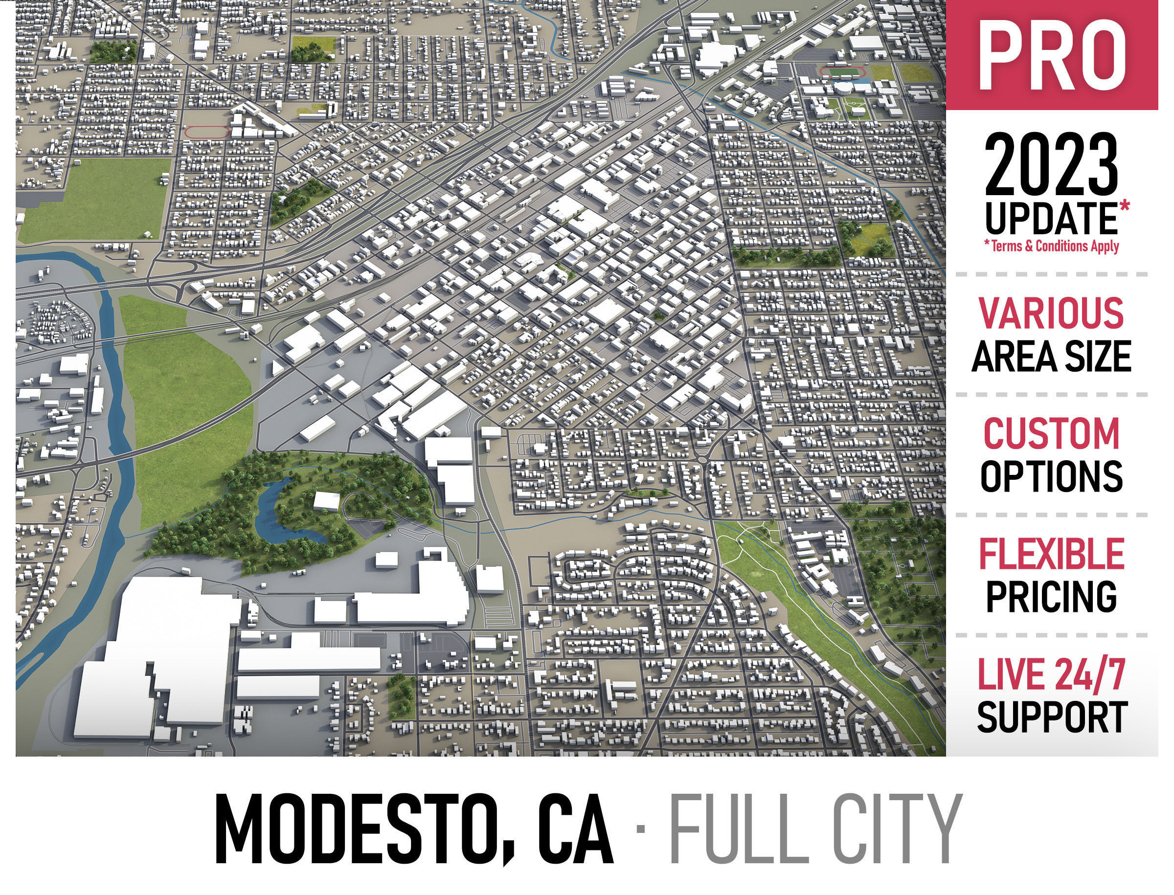 3D model Modesto VR / AR / low-poly | CGTrader