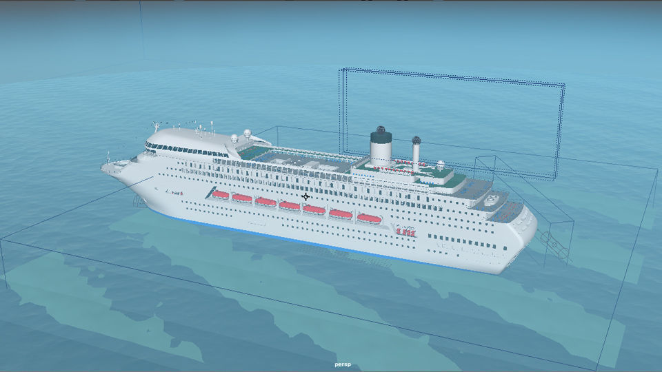 Animated Ship with Ocean 3D model animated | CGTrader
