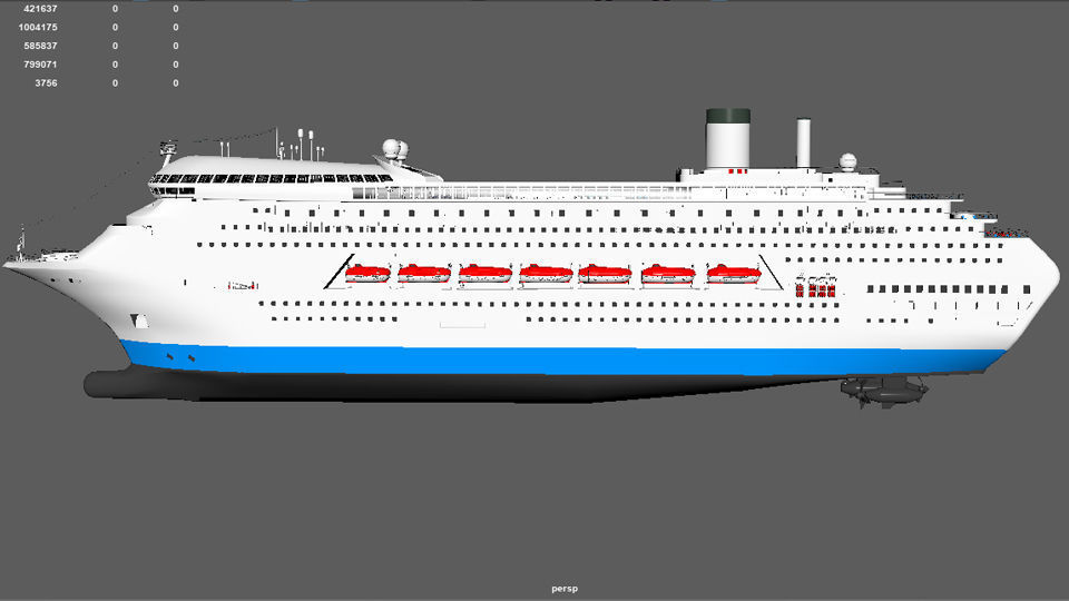 Animated Ship with Ocean 3D model animated | CGTrader