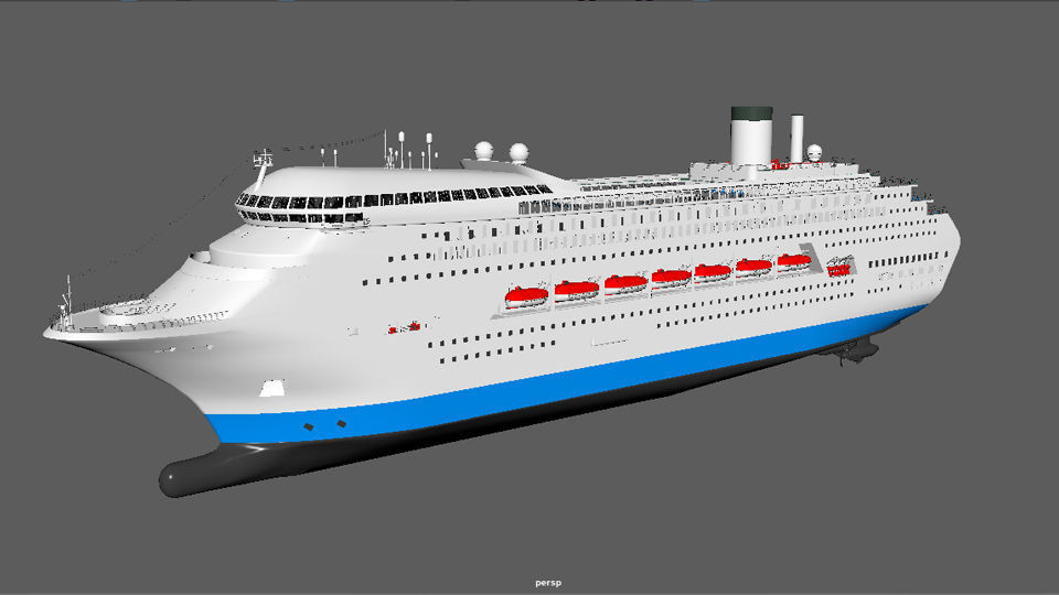 Animated Ship with Ocean 3D model animated | CGTrader
