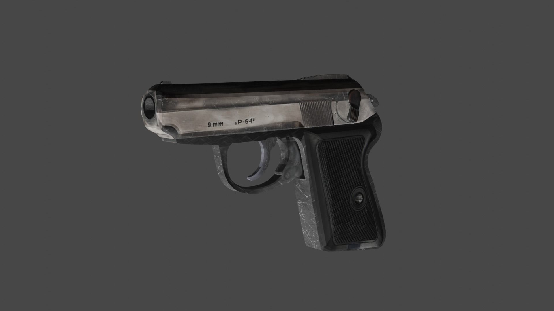 P64 CZAK polish pistol 3D model | CGTrader
