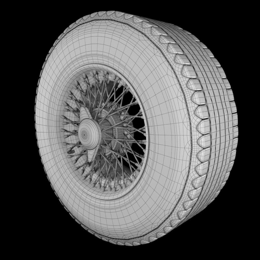 Aston Martin DB-5 Wheel 3D model | CGTrader