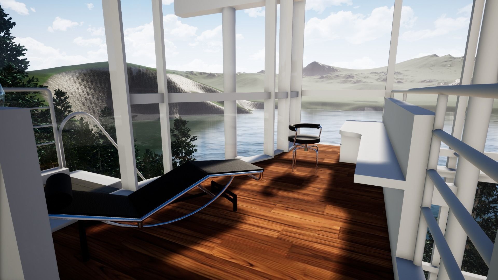 Richard Meier Douglas house an architectural masterpiece 3D model ...