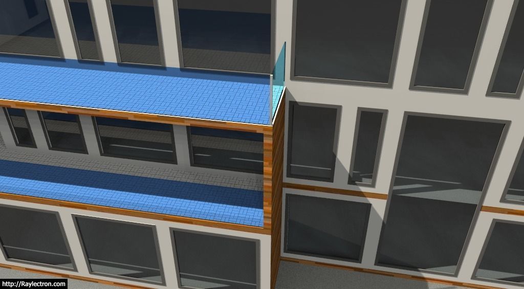 G3 Modern Style Apartment Building 3D model rigged | CGTrader