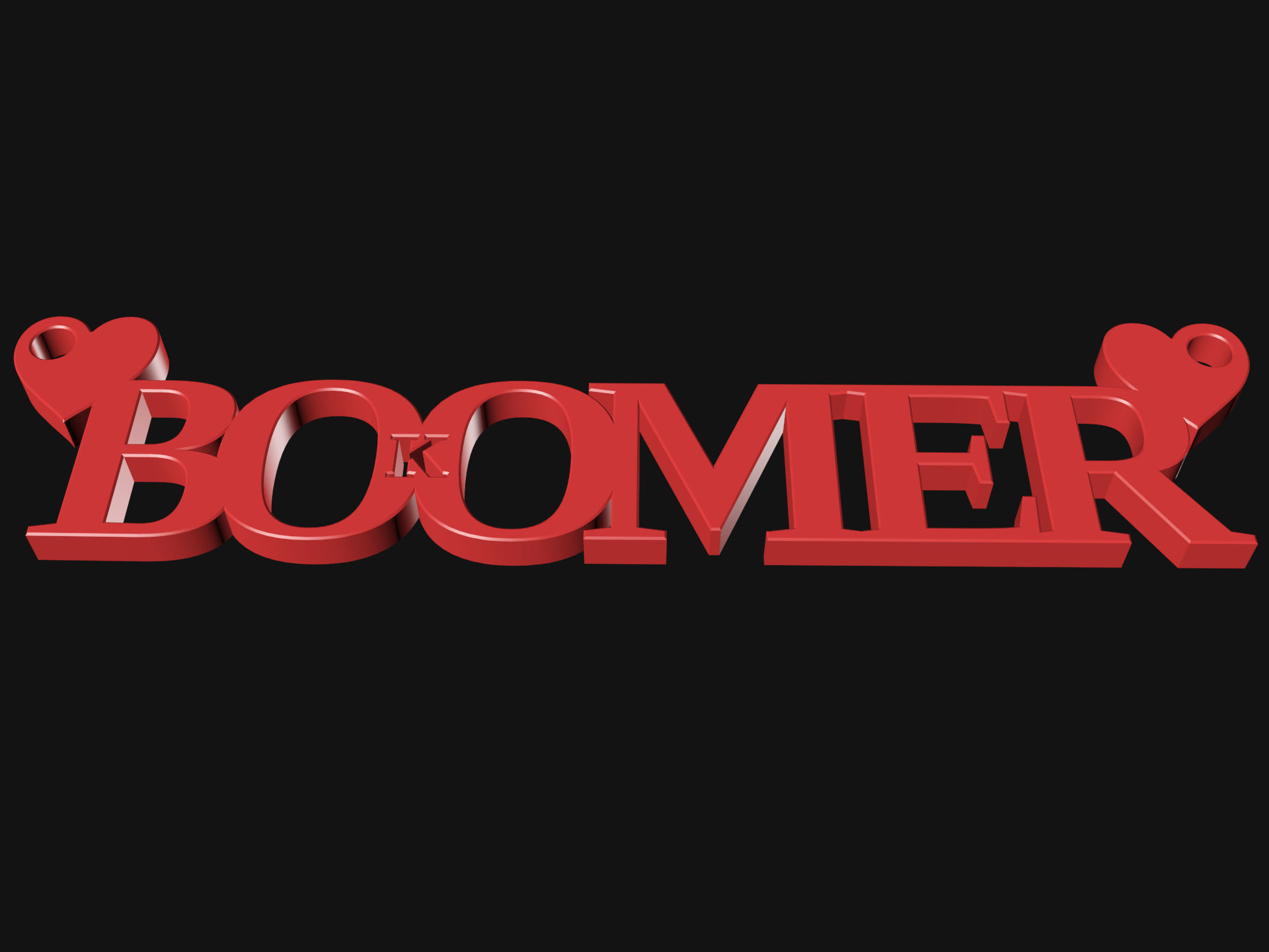 OK Boomer Pendant 3D model 3D printable | CGTrader