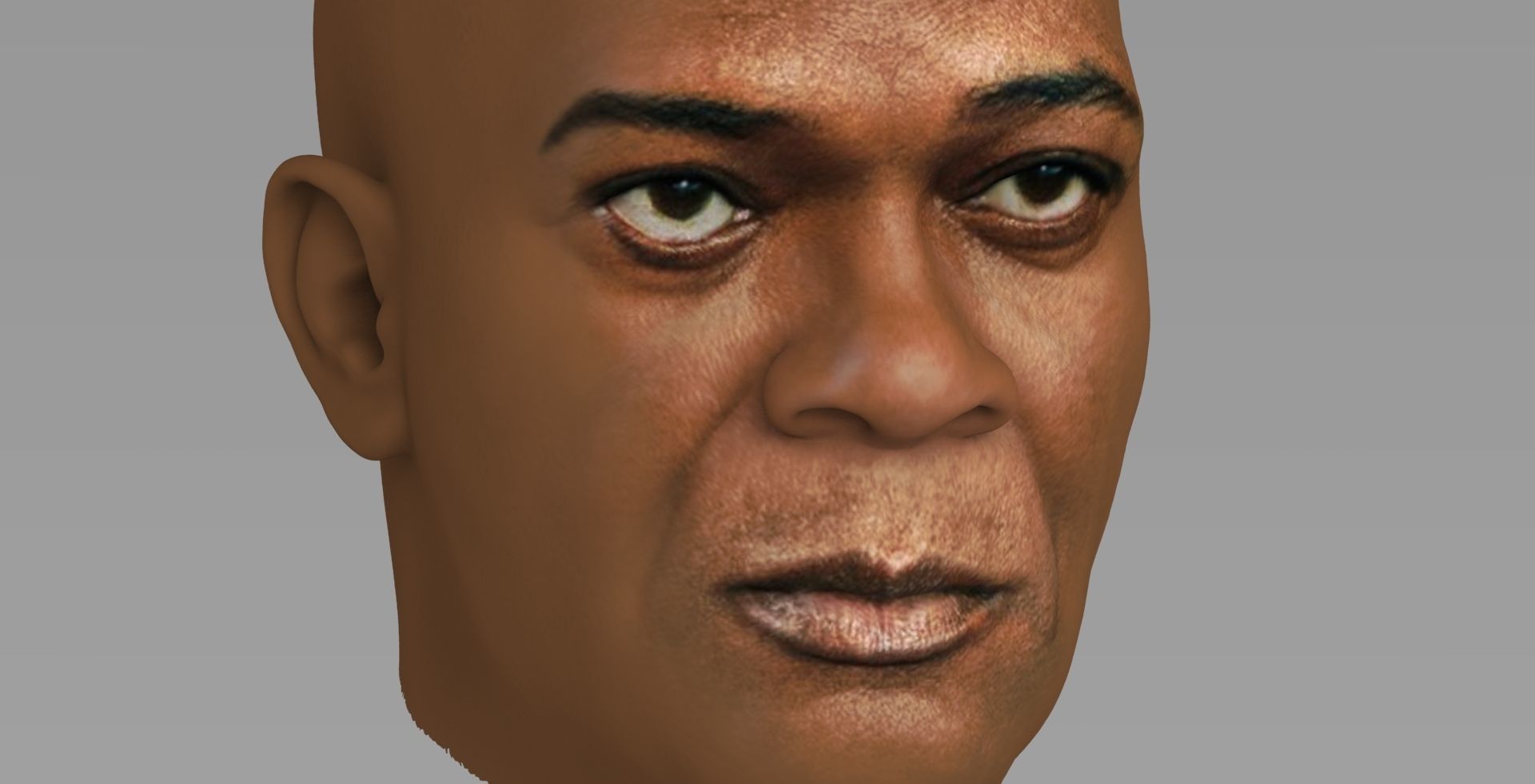 Samuel L Jackson 3D model | CGTrader
