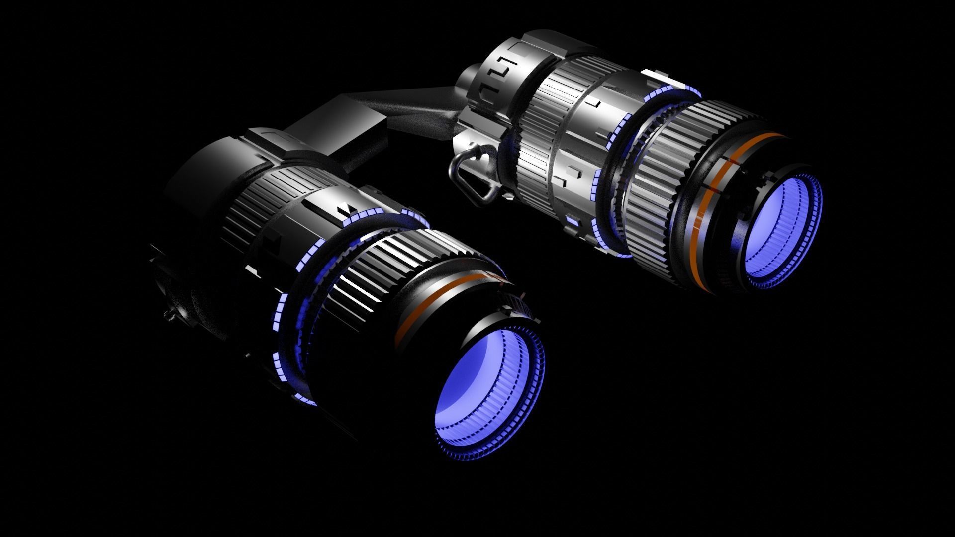 Boosters futuristic hoverboard 3D model | CGTrader