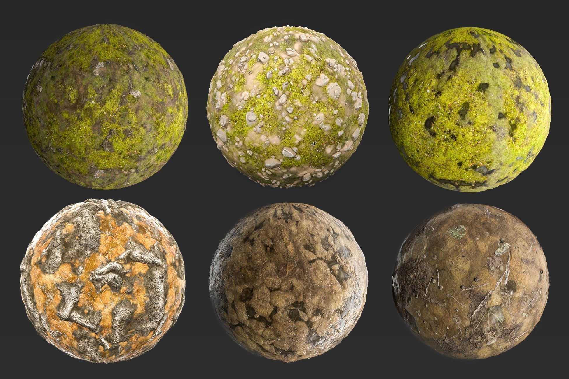 PBR Ground Materials Texture | CGTrader