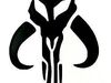 MYTHOSAUR SKULL MANDALORIAN LOGO STENCIL SHEET free 3D model 3D ...