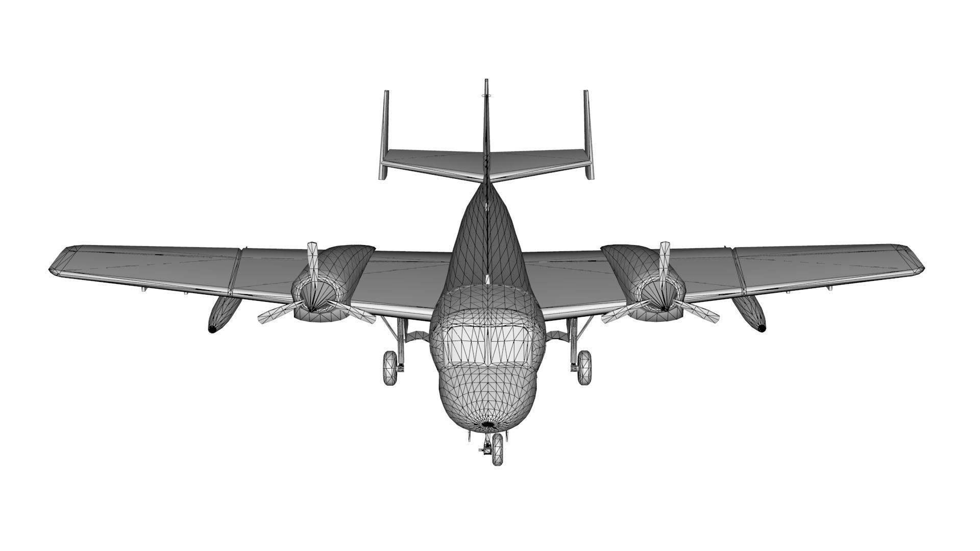 3D model Lowpoly OV-1 Mohawk 3D Model VR / AR / low-poly | CGTrader