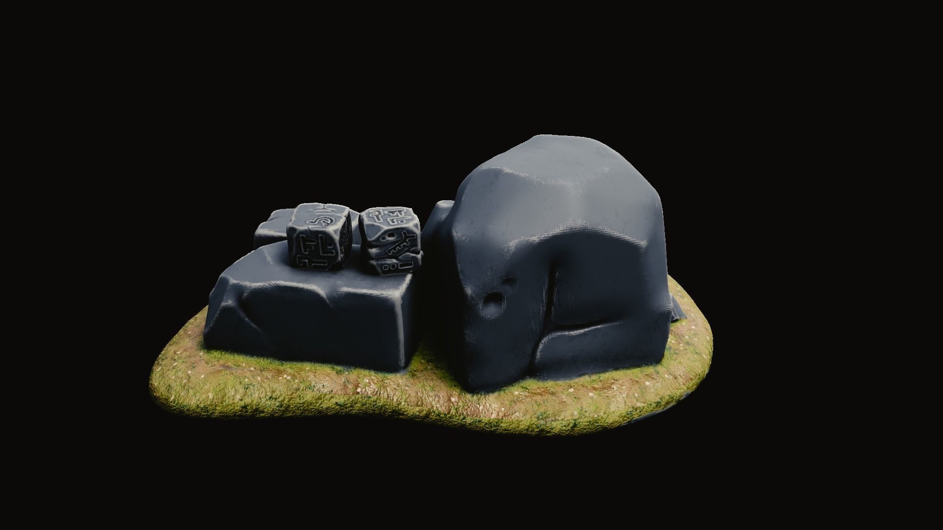 Stylized Ruins 3D Printable Models - Scatter Terrain Set 3D model 3D ...