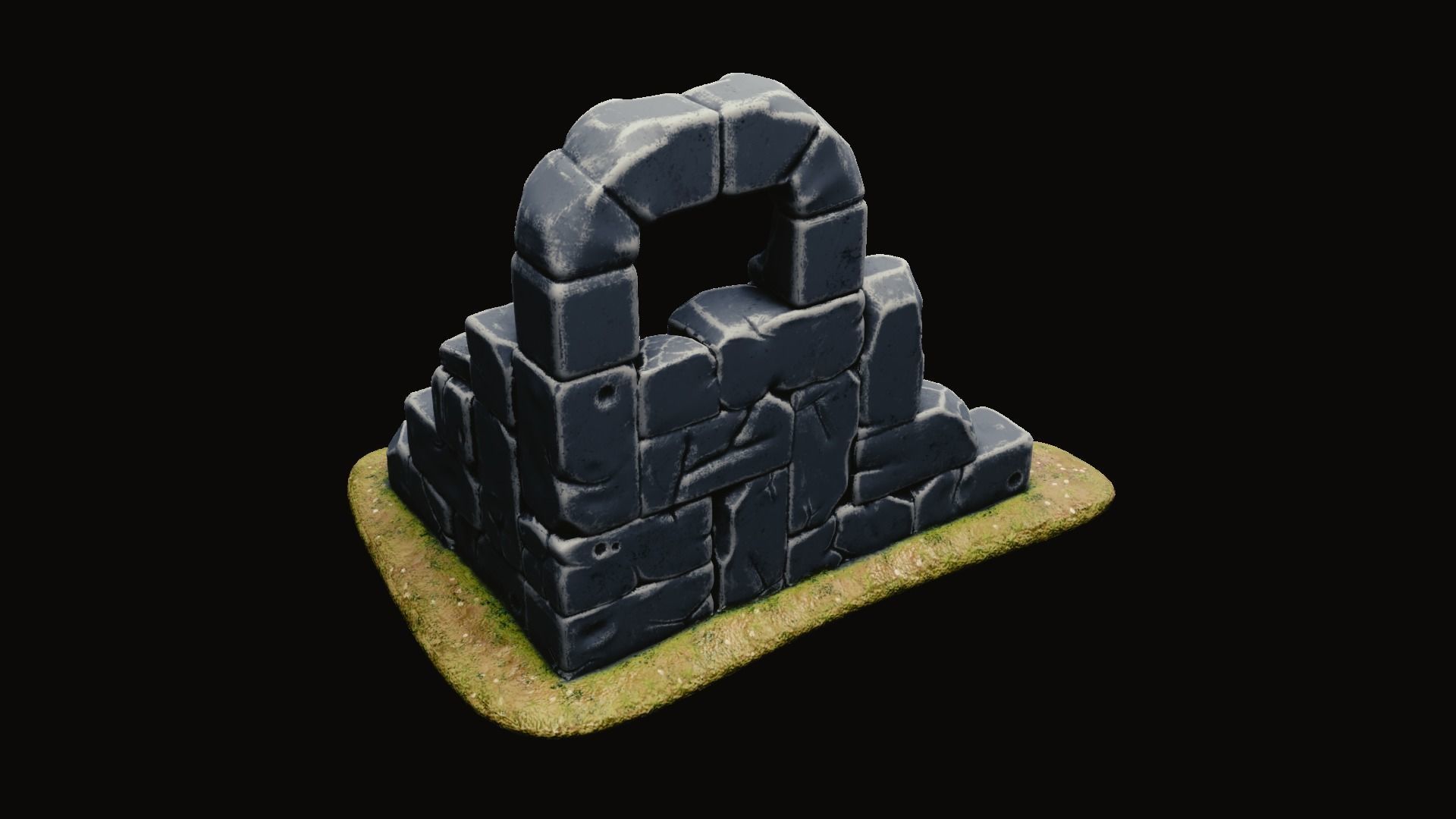 Stylized Ruins 3D Printable Models - Scatter Terrain Set 3D model 3D ...