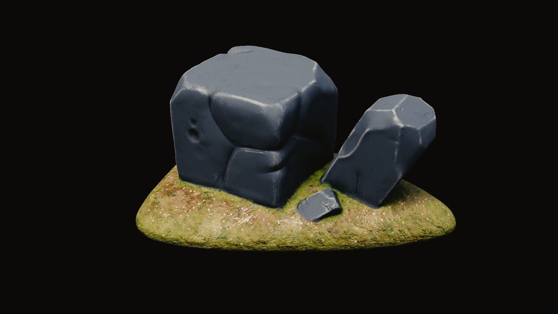 Stylized Ruins 3D Printable Models - Scatter Terrain Set 3D model 3D ...