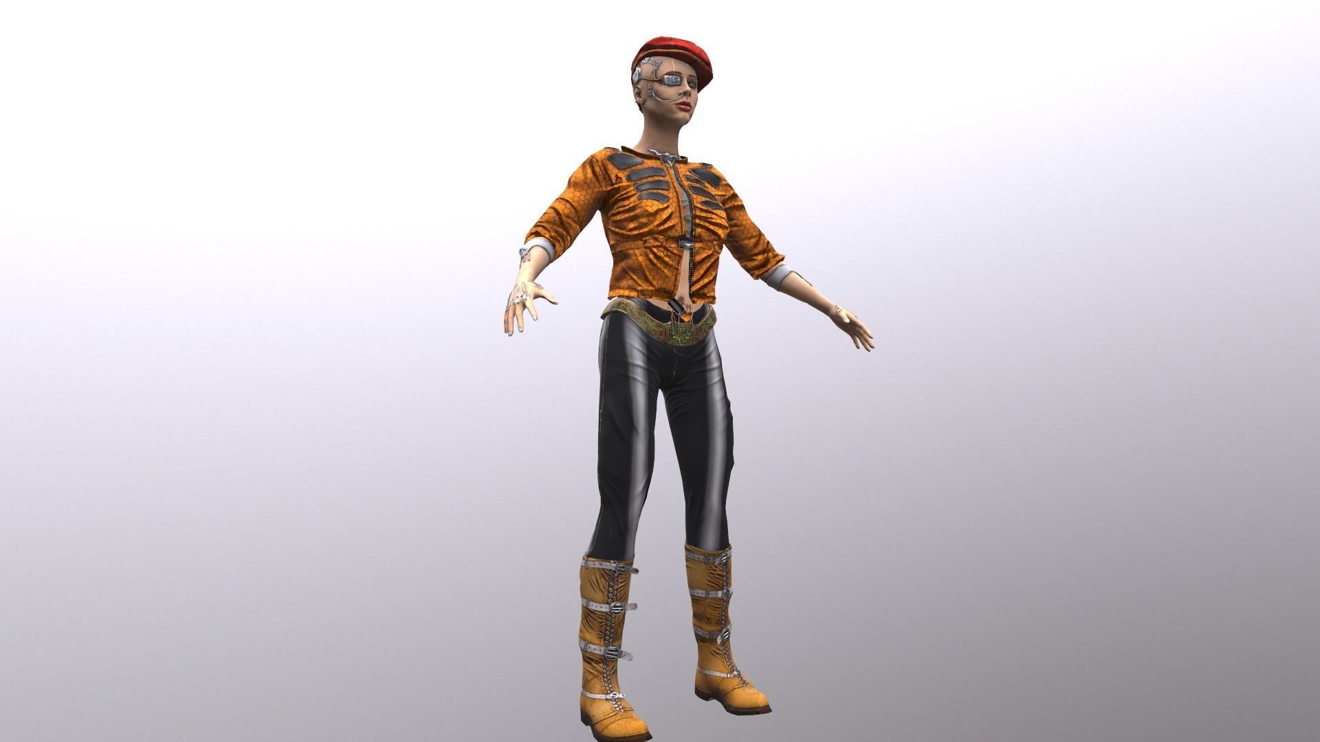 3D model Prototype Girl VR / AR / low-poly rigged animated | CGTrader