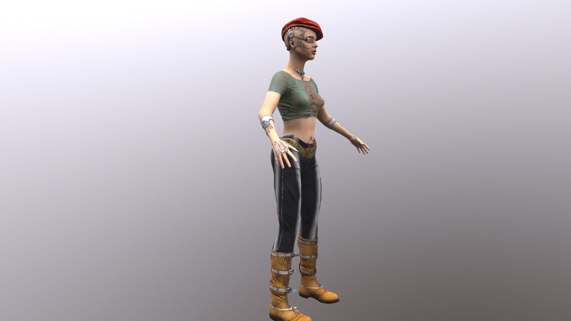 3D model Prototype Girl VR / AR / low-poly rigged animated | CGTrader