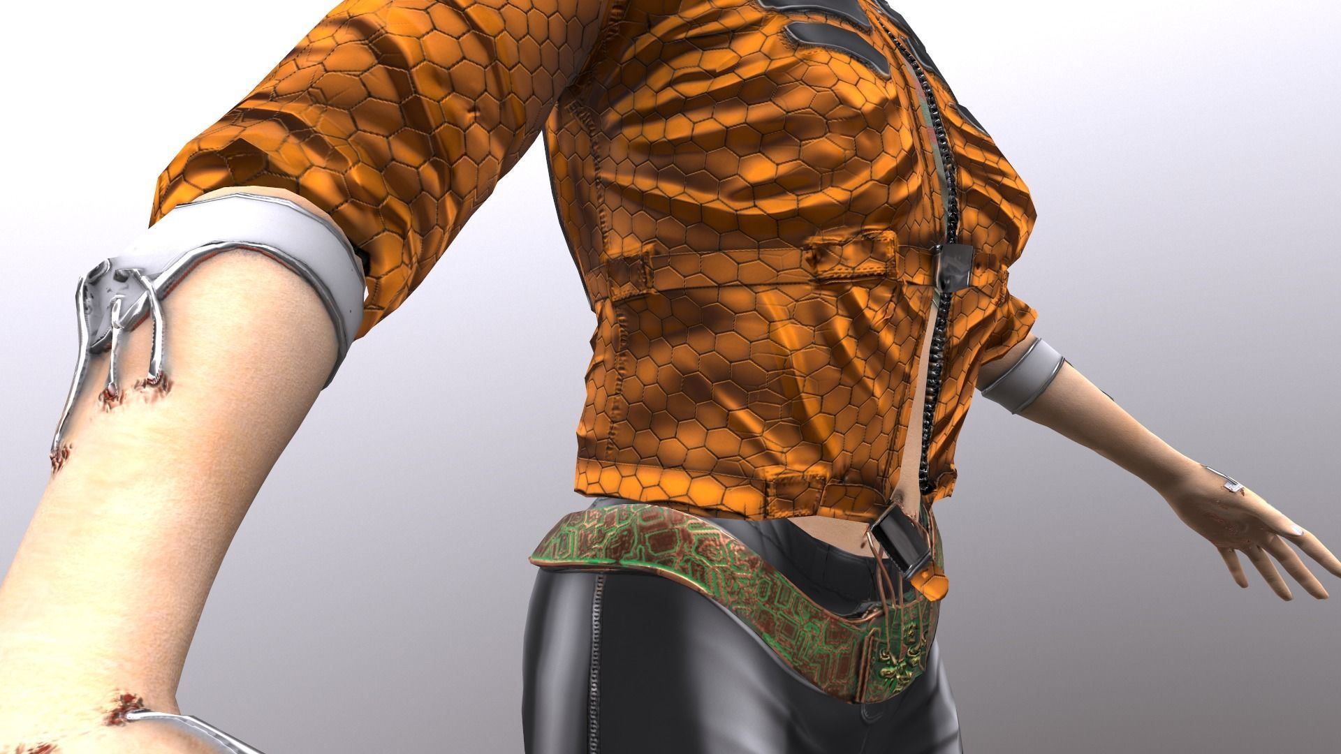 3D model Prototype Girl VR / AR / low-poly rigged animated | CGTrader