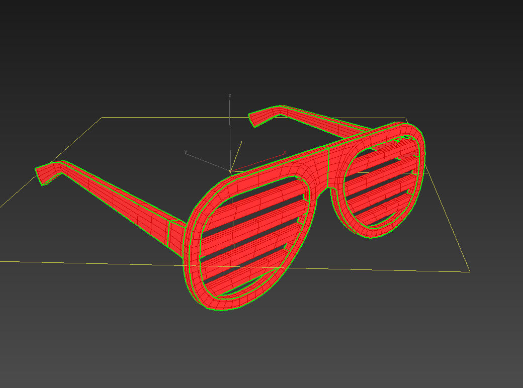 Shutter Shade Sunglasses 3D model | CGTrader
