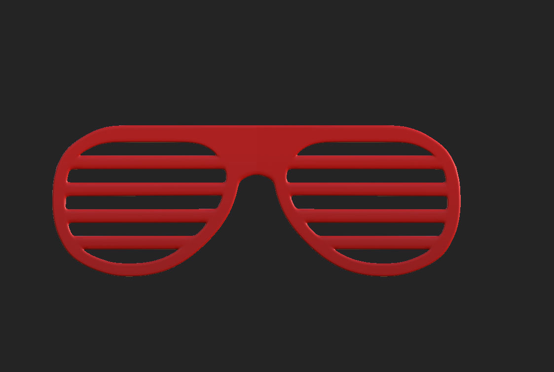 Shutter Shade Sunglasses 3D model | CGTrader