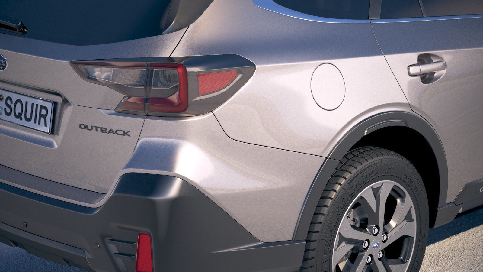 Subaru Outback 2020 3D model | CGTrader