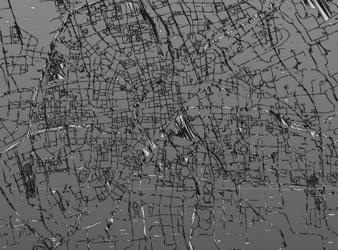 Urban vector city map 3D model | CGTrader