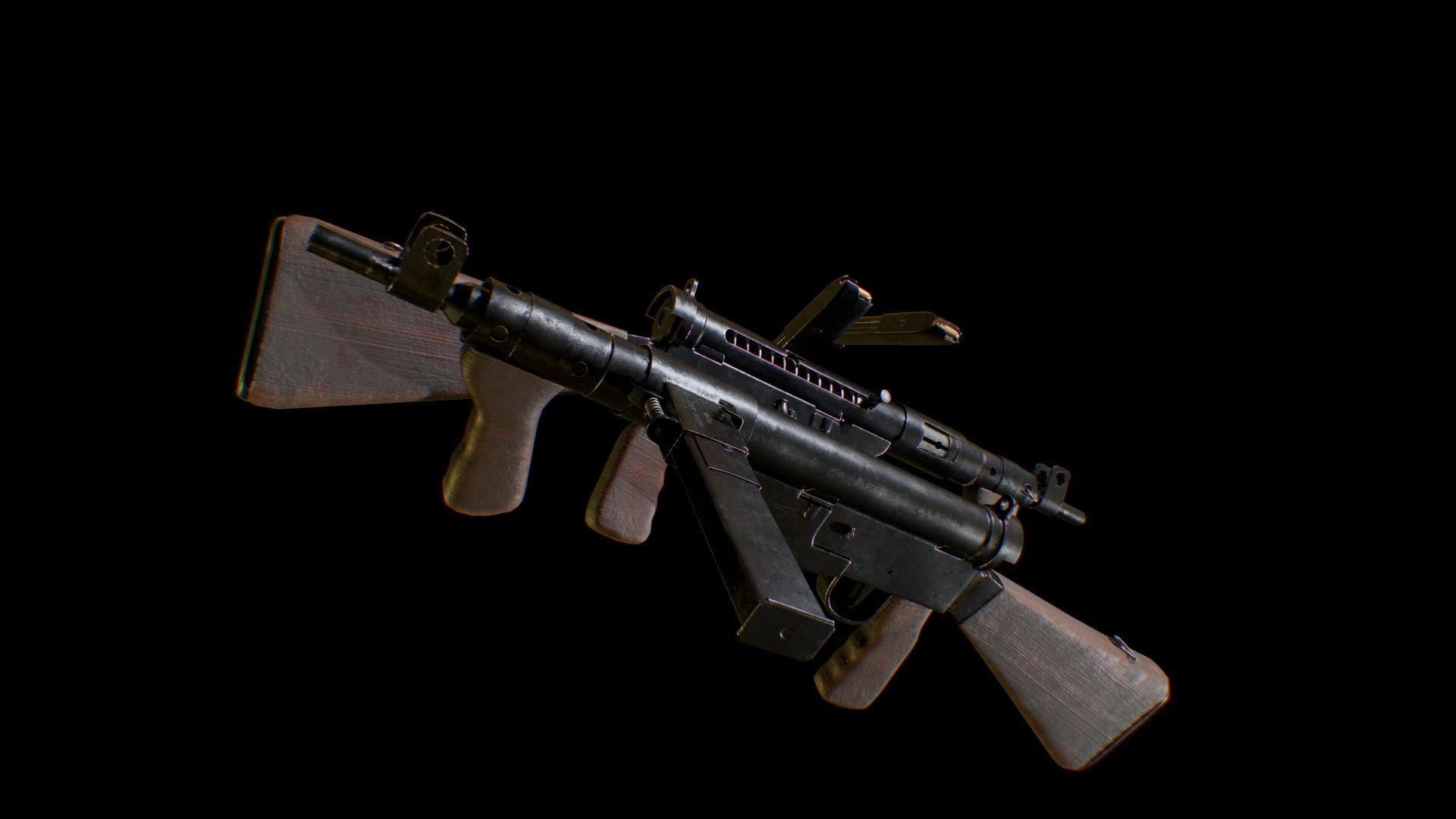 Sten MK5 free VR / AR / low-poly 3D model | CGTrader