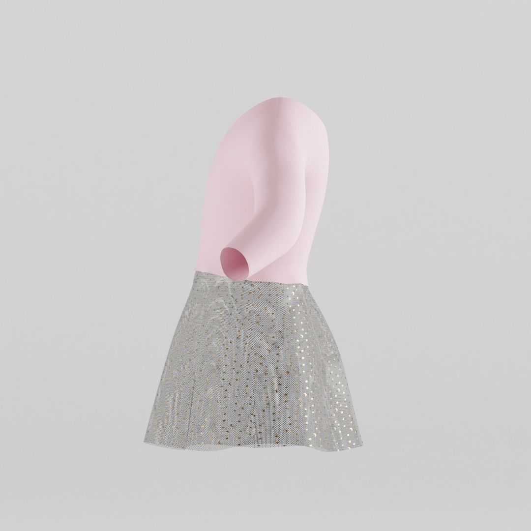 Childrens Tutu 3D model | CGTrader