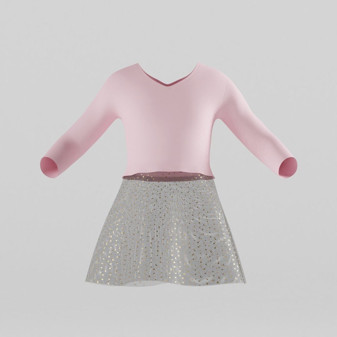 Childrens Tutu 3D model | CGTrader