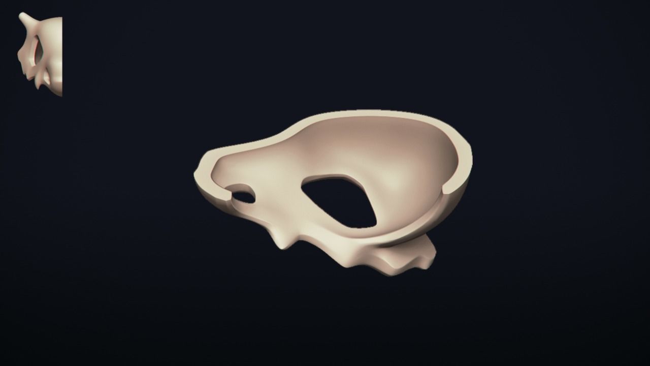 Cubone Skull - 3d printable model free 3D model | CGTrader