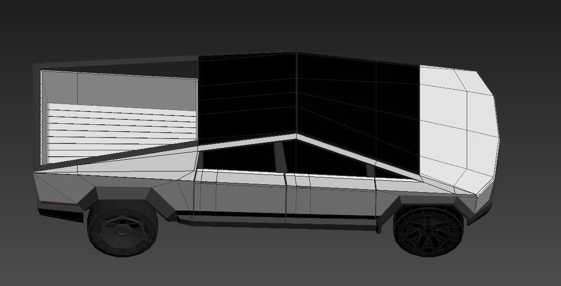 Tesla CyberTruck 3D model animated | CGTrader