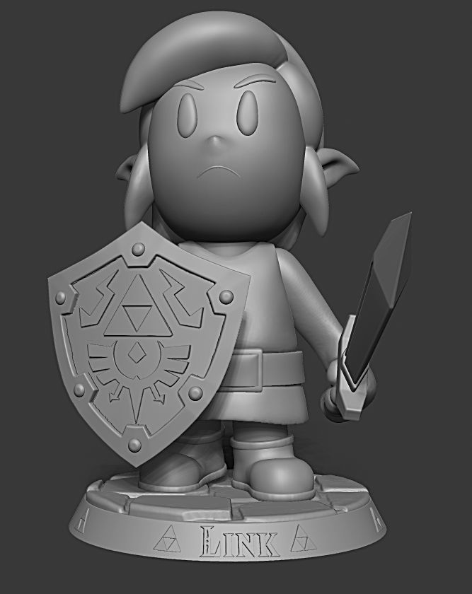 Link Figurine 3D model 3D printable | CGTrader