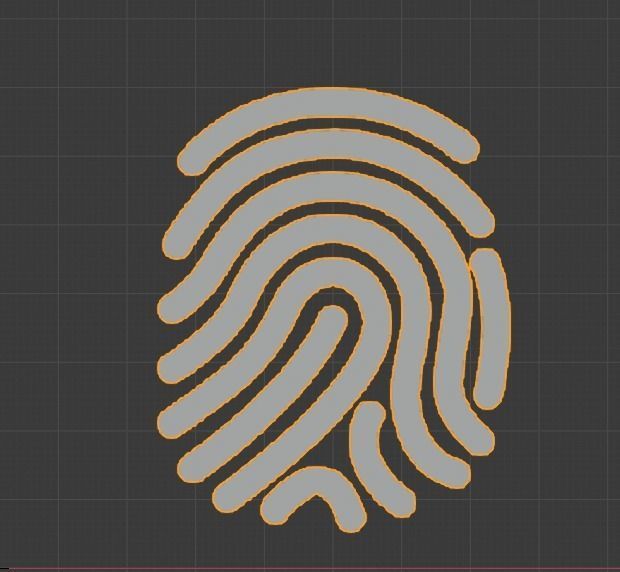 3D model 3D Finger Print fingerprint VR / AR / low-poly | CGTrader