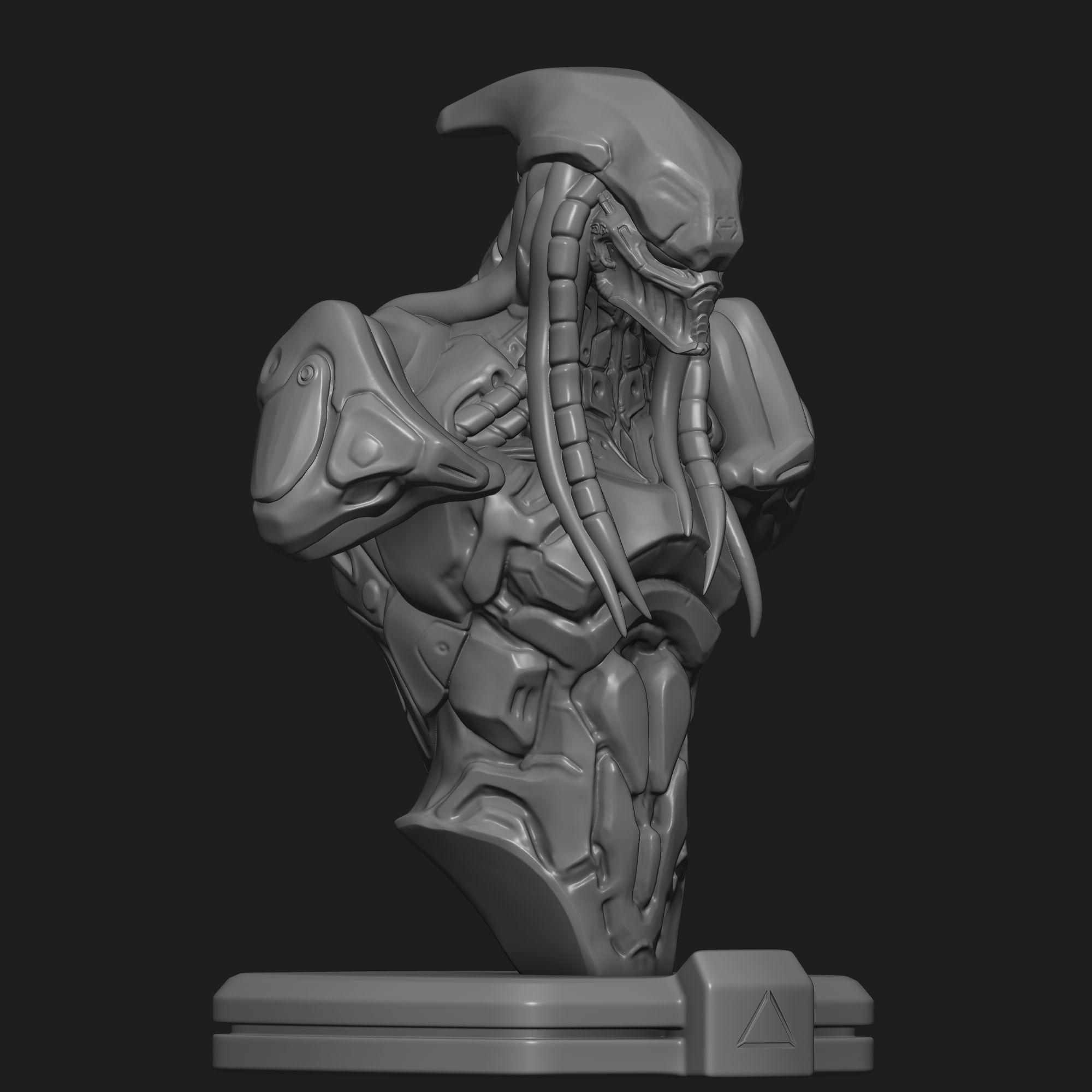 Predator Bust 3D model 3D printable | CGTrader