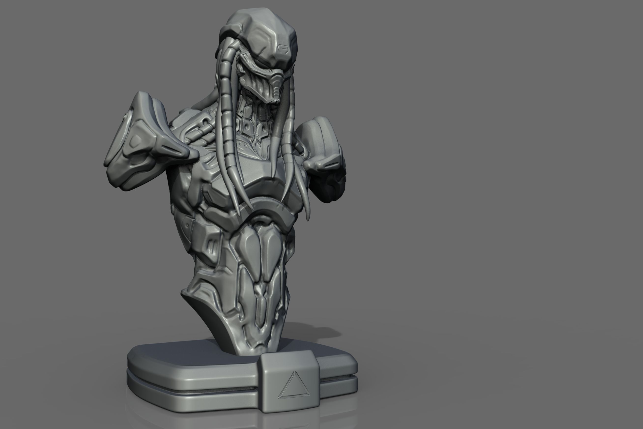 Predator Bust 3D model 3D printable | CGTrader
