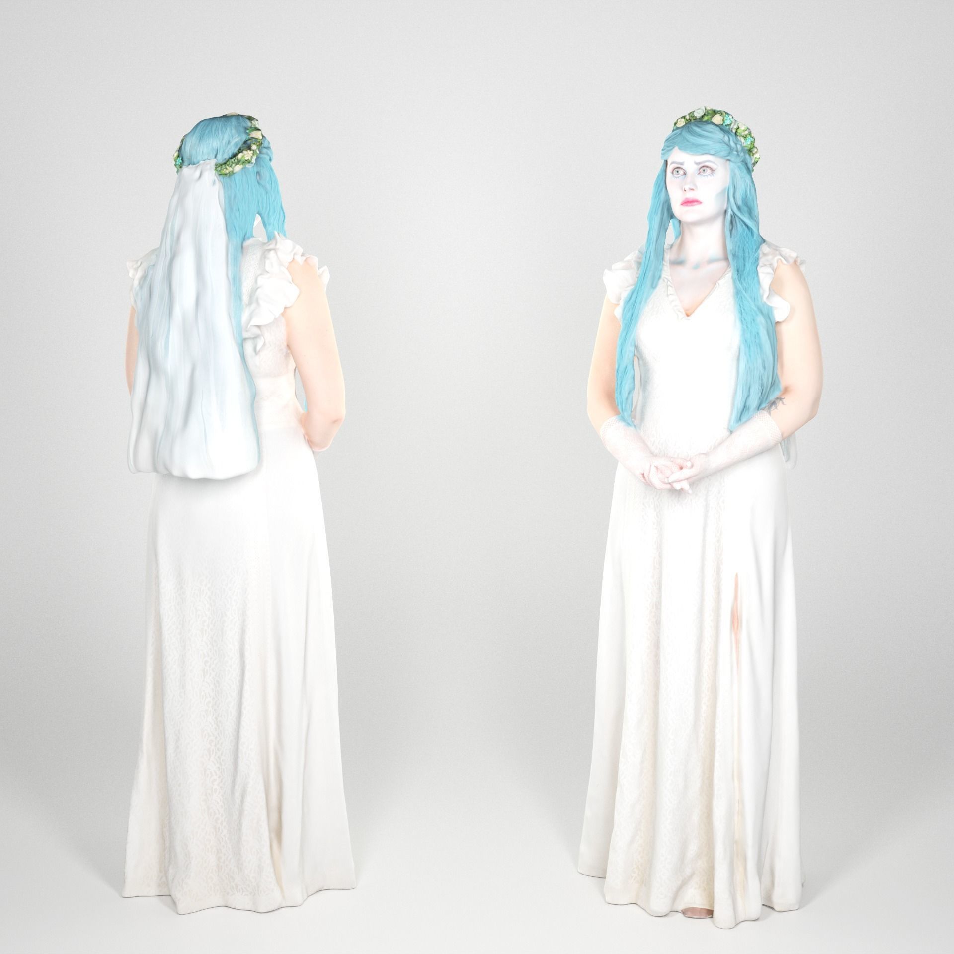 3D model Corpse Bride cosplay 97 VR / AR / low-poly | CGTrader