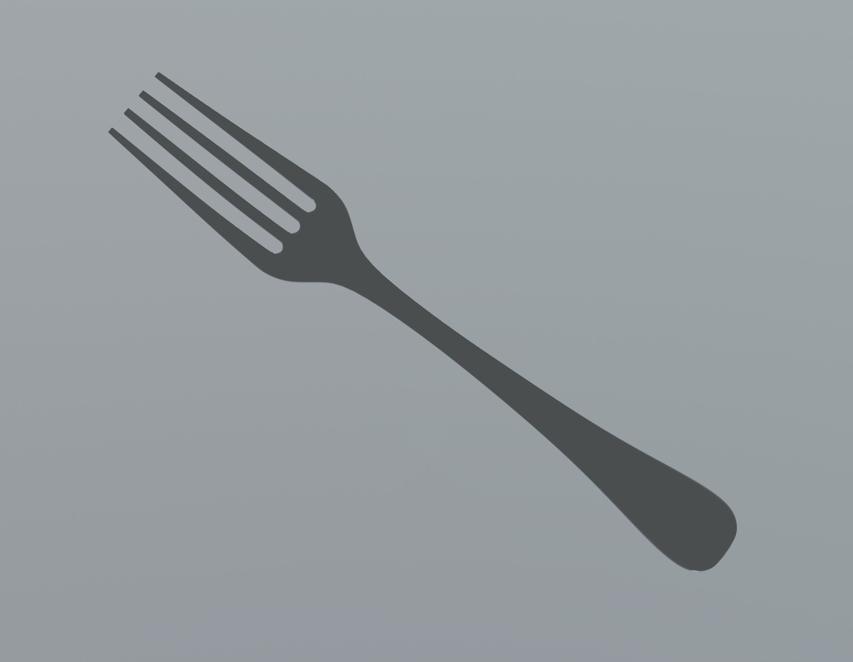 Fork Model 3D model | CGTrader
