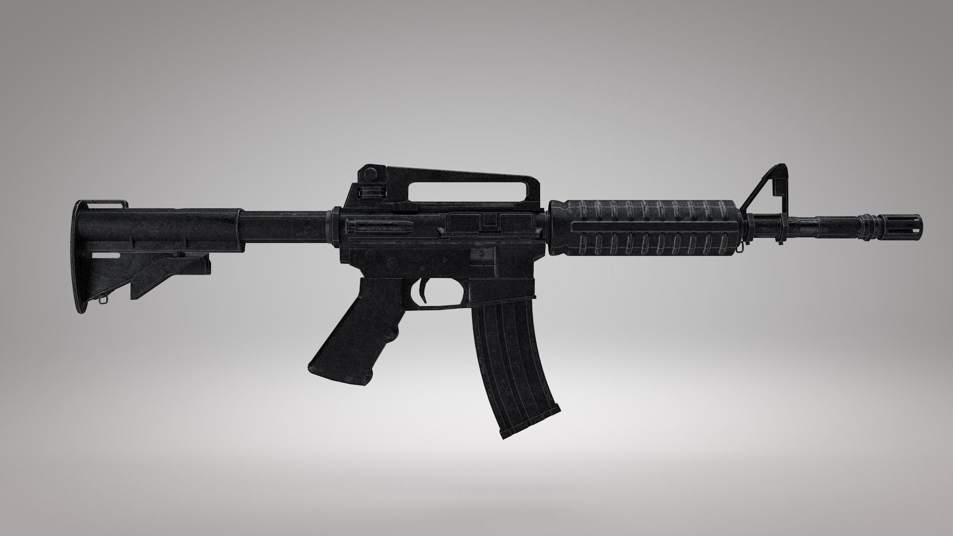 M4 Assault Rifle 3D model | CGTrader