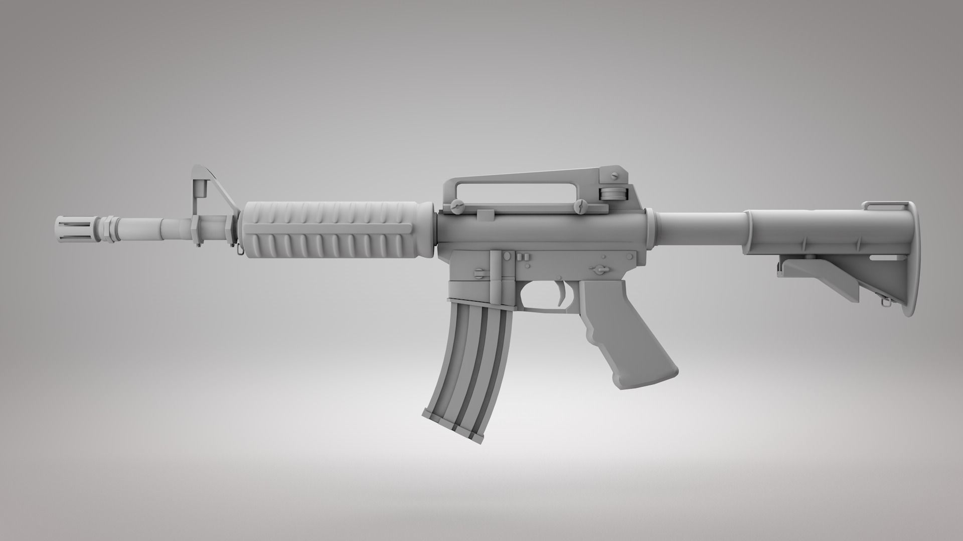 M4 Assault Rifle 3D model | CGTrader