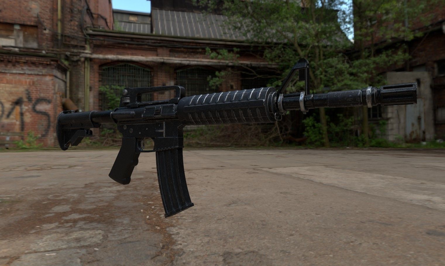 M4 Assault Rifle 3D model | CGTrader