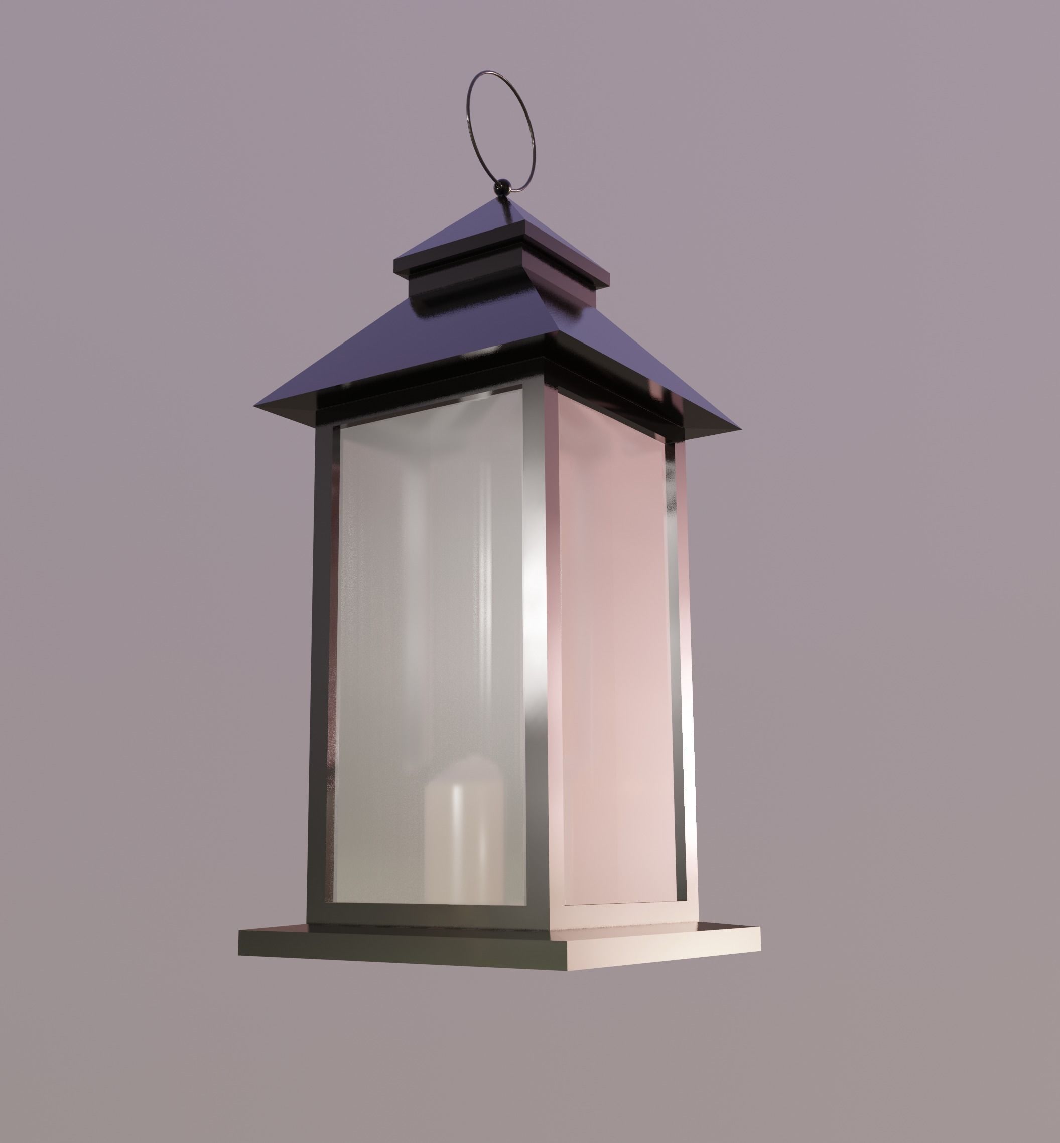 Outdoor Lantern LOW POLY 3D model rigged | CGTrader