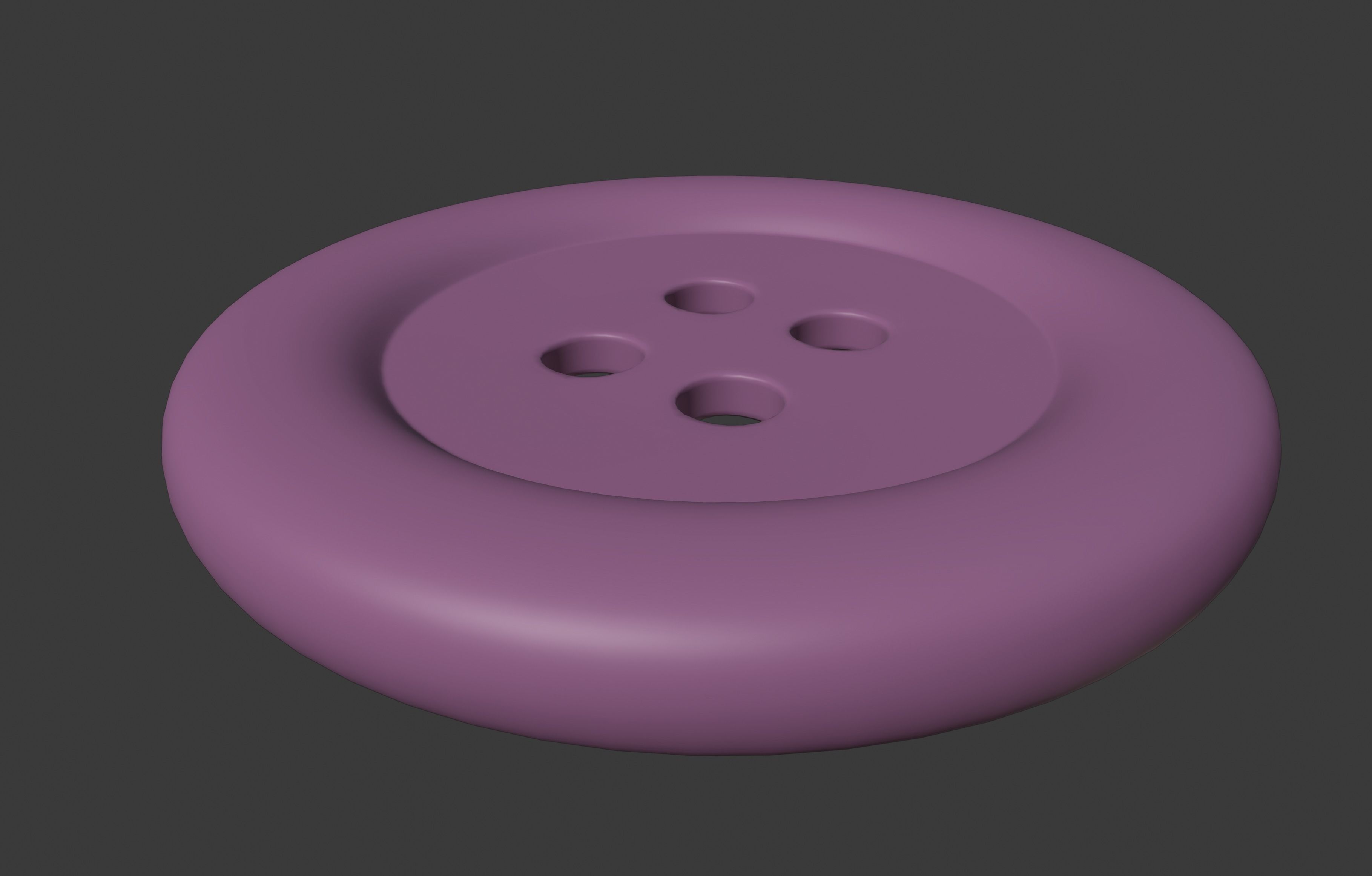Button 3D model | CGTrader