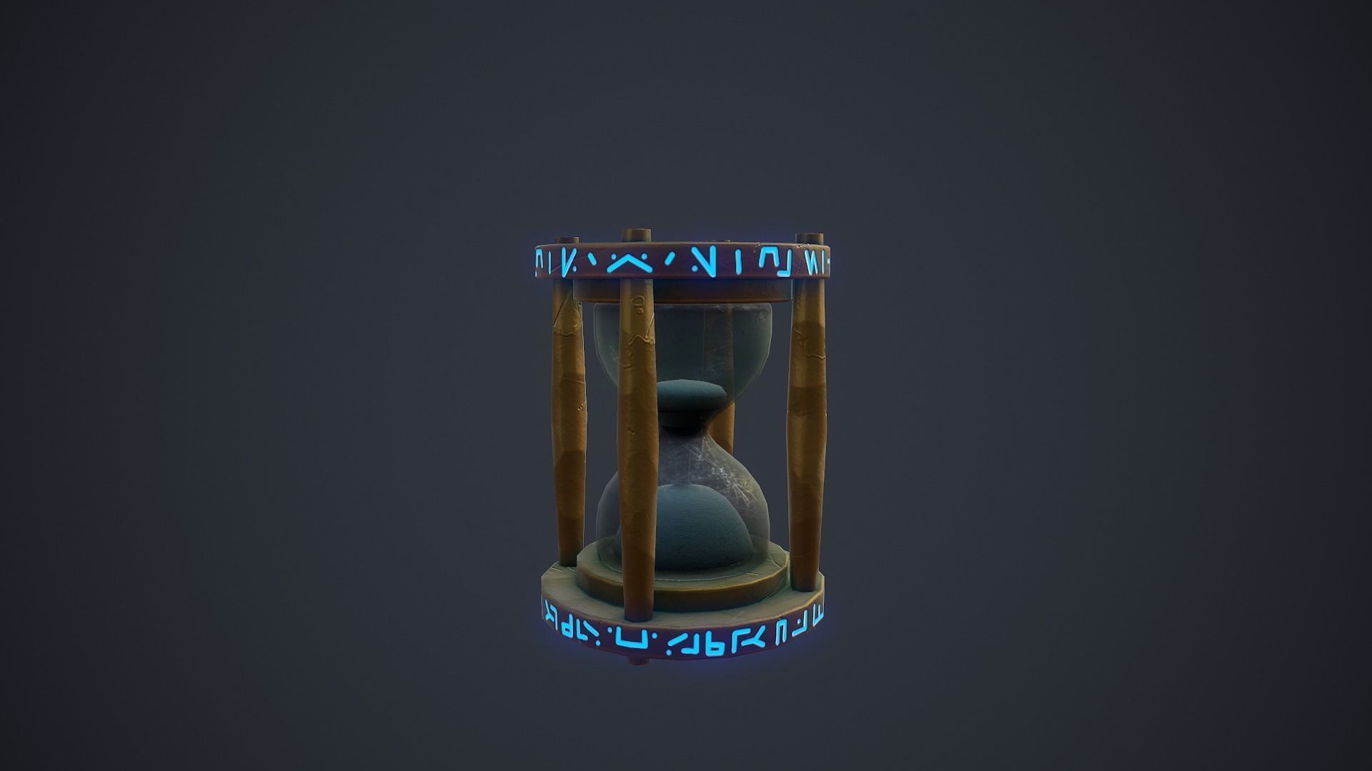 3D model stylized hourglass model low poly VR / AR / low-poly | CGTrader