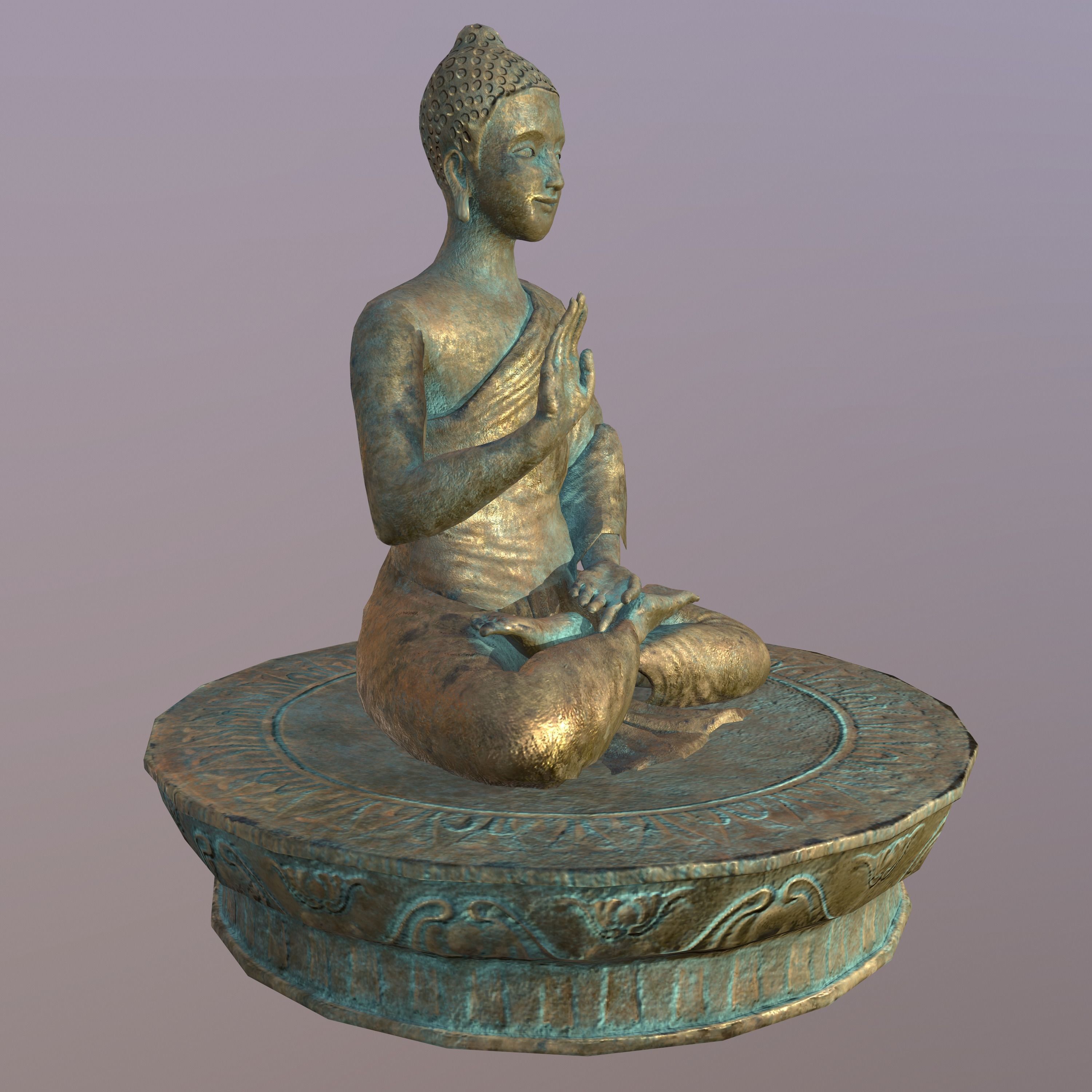 3D model Lord Buddha 3D Model VR / AR / low-poly | CGTrader