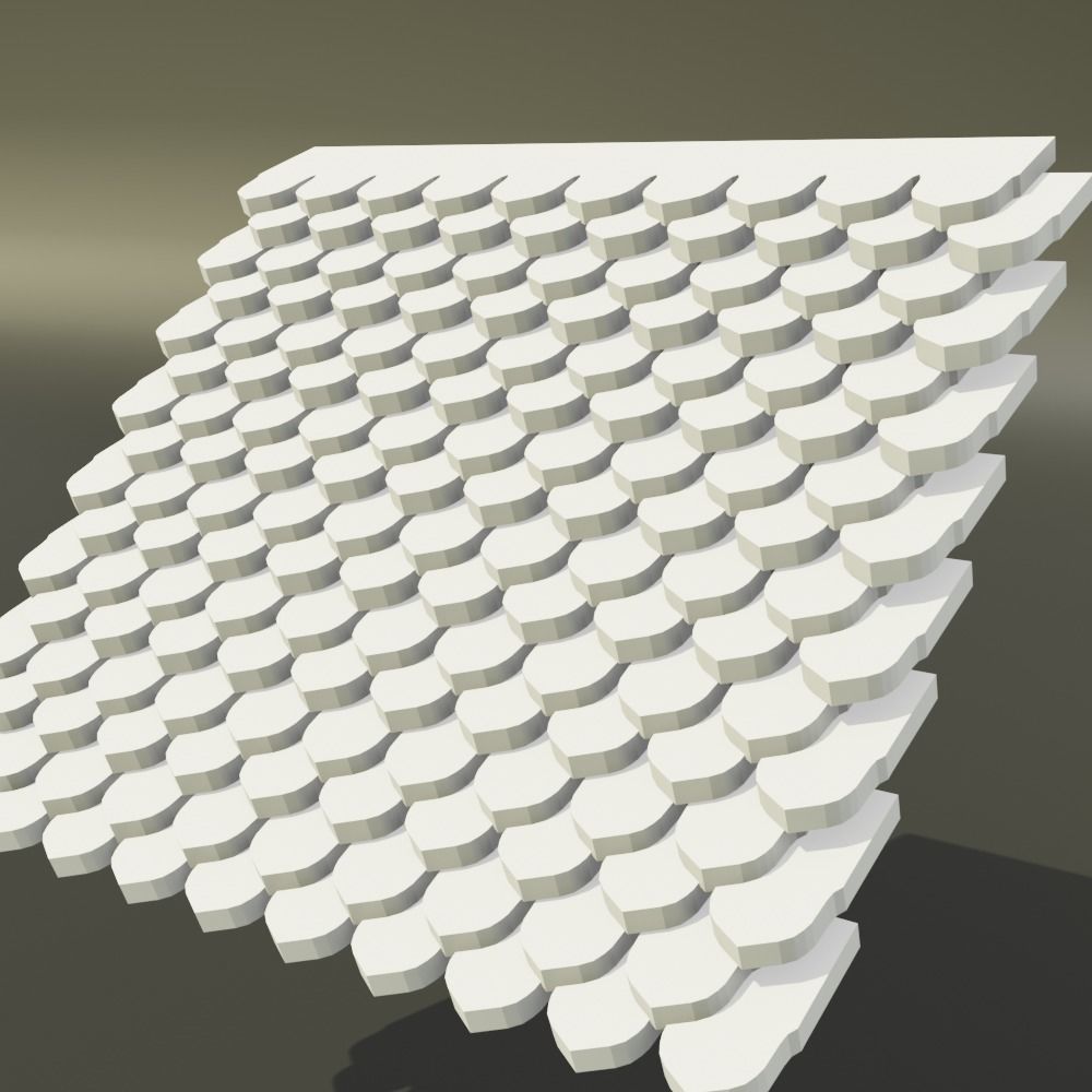 10 Shingles jigs Pack - 140mm lenght - 20 shapes 3D model 3D printable ...