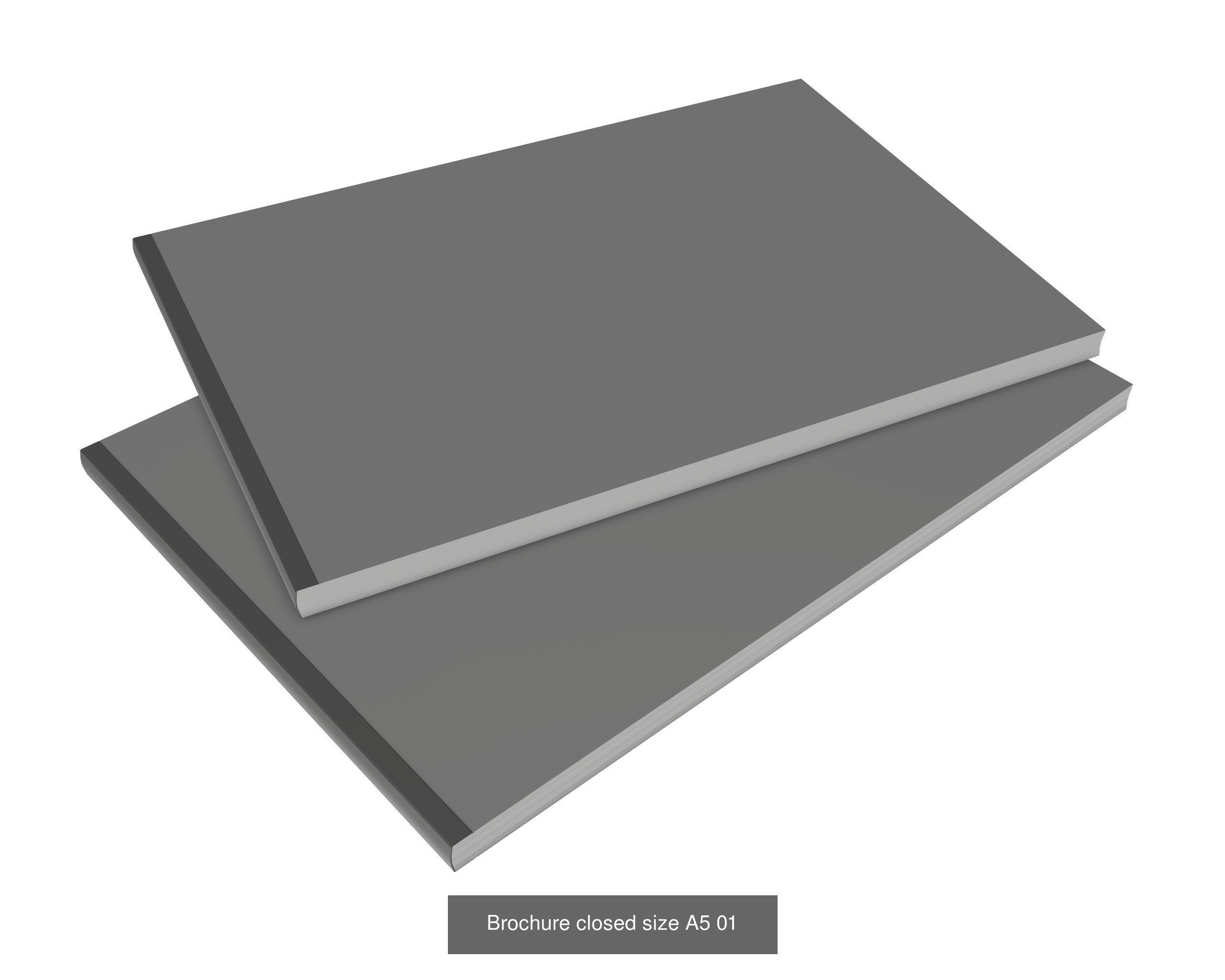 album notebook magazine book hardcover blank pack 3D Model Collection ...