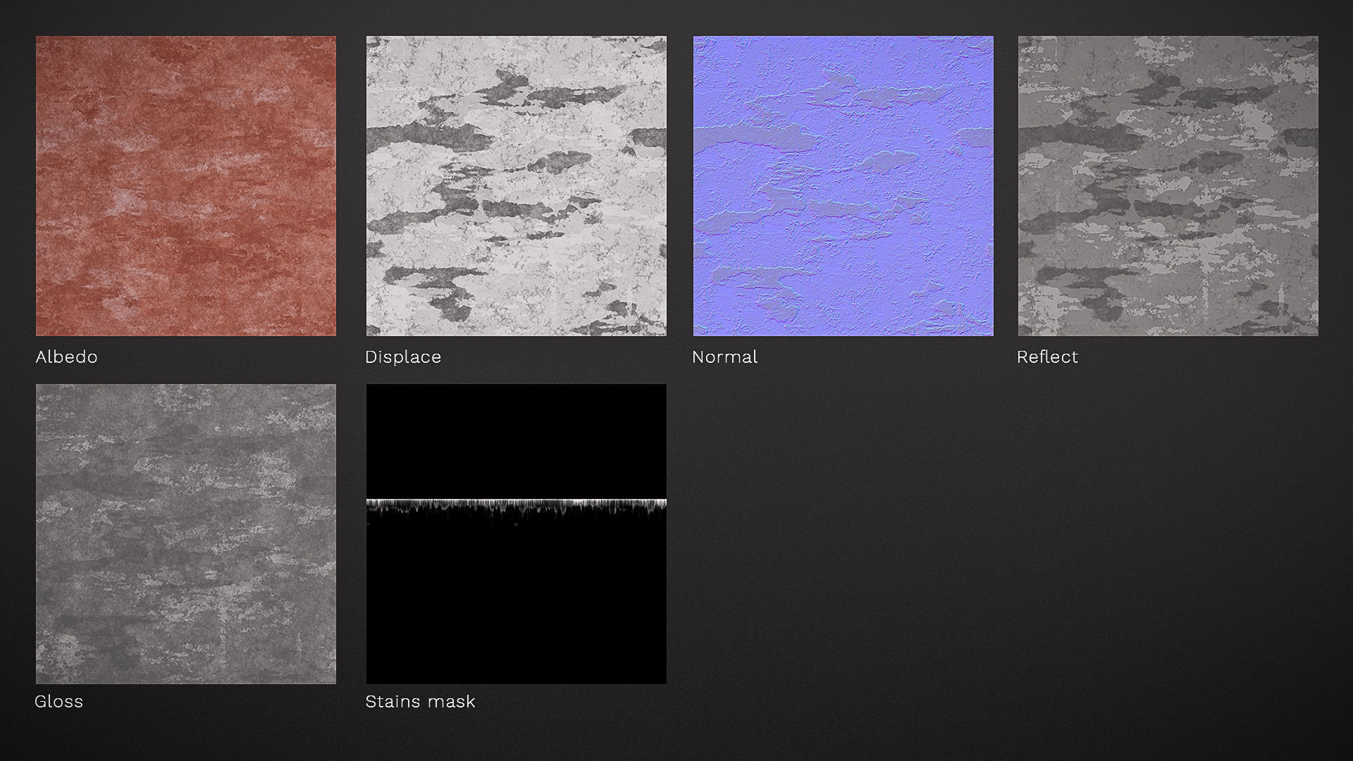 Red damaged plaster wall texture Texture | CGTrader