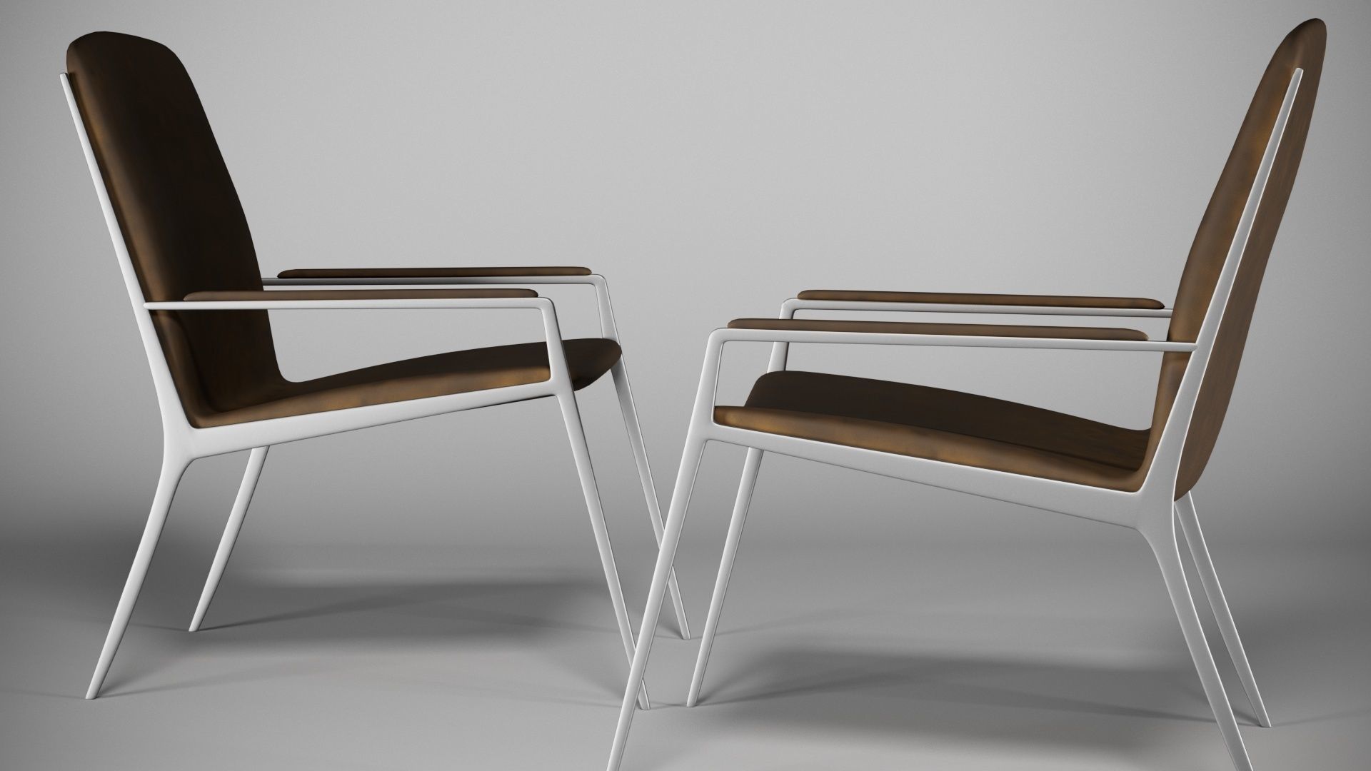 angle chair 3D model | CGTrader